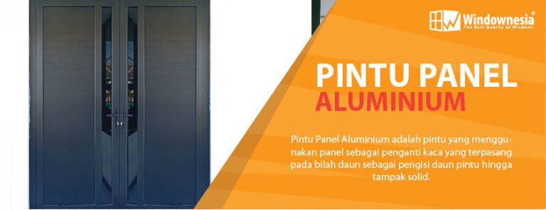 Model Pintu Utama Aluminium, Pintu Spandrel Aluminium Kuat dan Tebal