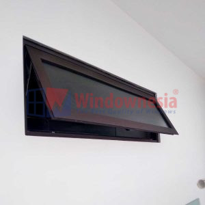 Jual Jendela Jungkit Aluminium Kaca, Jendela Awning Aluminium