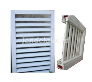 JUAL Jendela Jalusi UPVC, Pintu Jalusi UPVC, Jendela Louvre UPVC