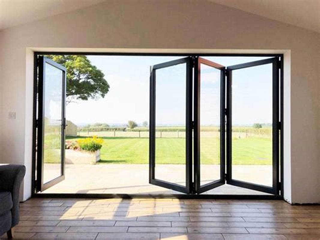 Model dan Ukuran Pintu Lipat Aluminium 4 daun